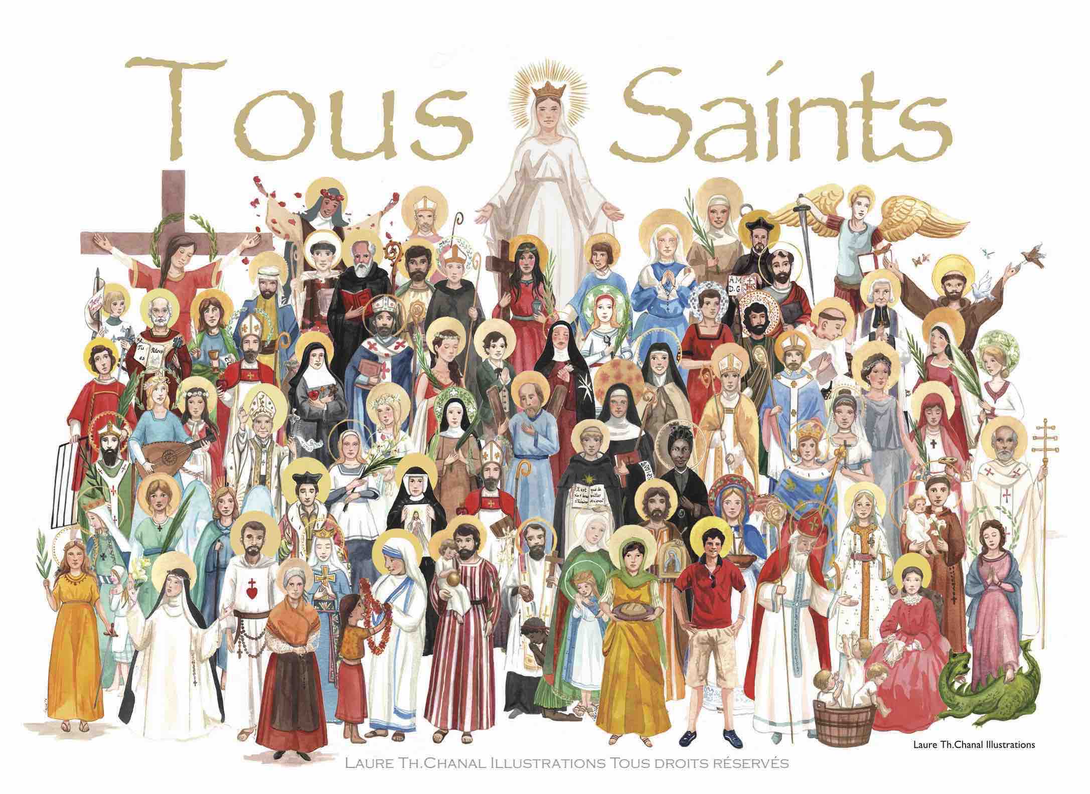 Laure Chanal illustrations la Toussaint