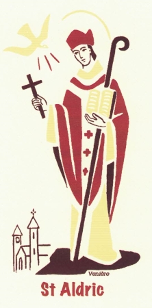 Carte Saint patron, Saint Aldric