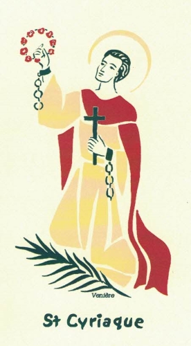 Carte Saint patron, Saint Cyriaque