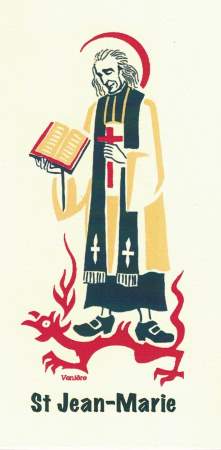 Carte Saint patron, Saint Jean-Marie Vianney