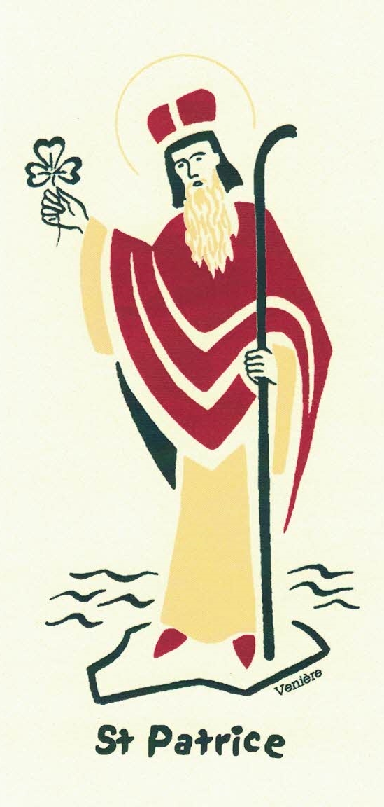 Carte Saint patron, Saint Patrice