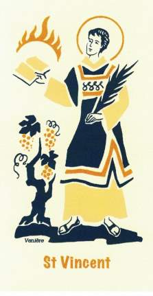 Carte Saint patron, Saint Vincent