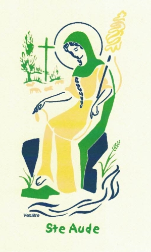 Carte Saint patron, Sainte Aude