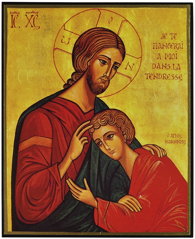 Icône du Christ et Saint Jean