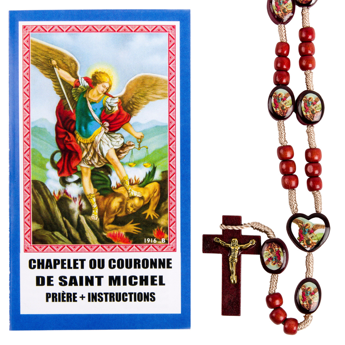 Chapelet ou couronne de Saint Michel : Chapelet + prière + instructions